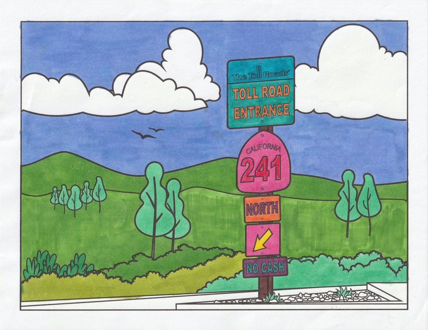 The Toll Roads Host Coloring Contest – The Toll Roads Blog